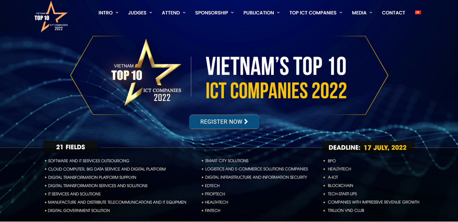Newwave Solutions는 "베트남에서 최고의 10대 ICT 기업" 명단에 선정되었다